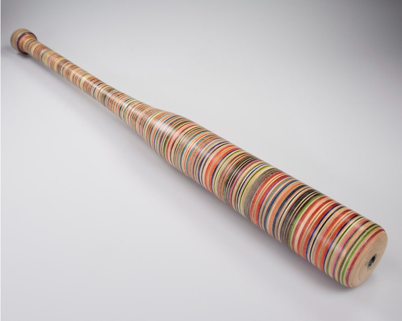 Recycled Skateboard Baseball Bat Art Piece - Etsy
