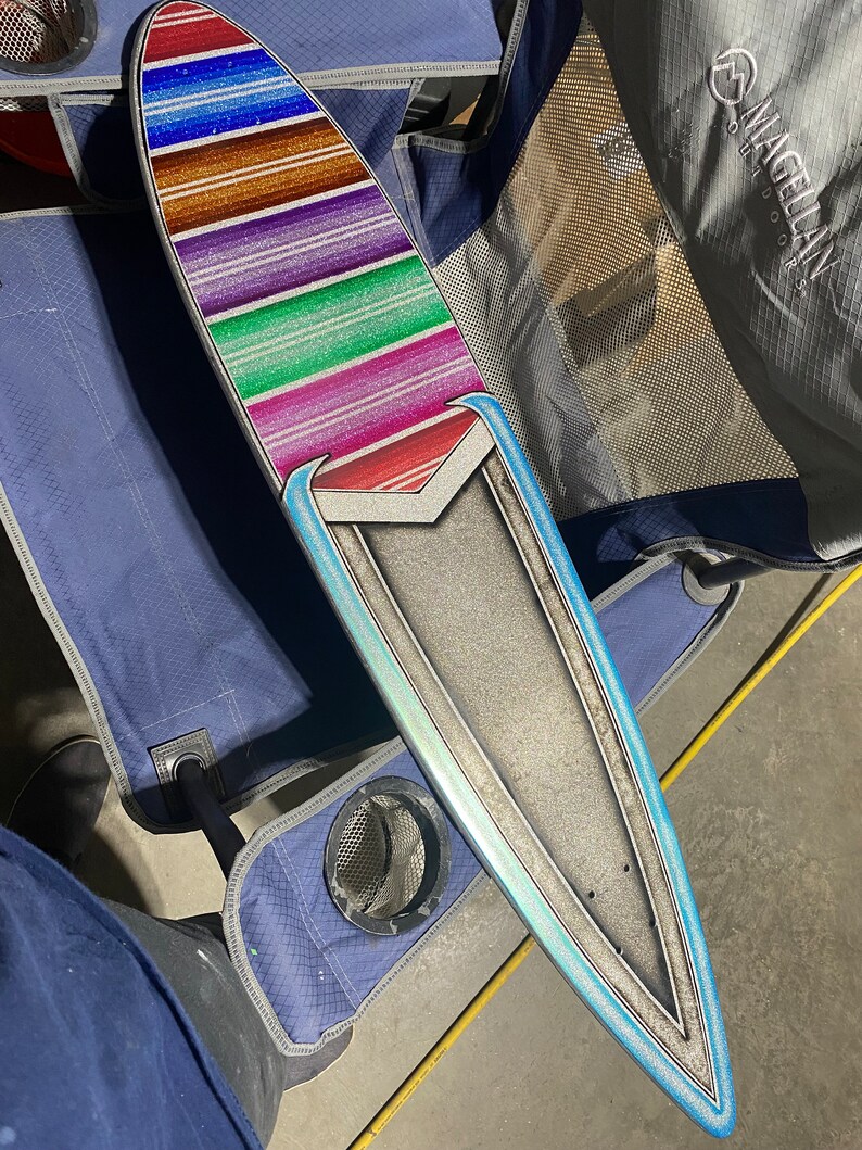 Custom Metal Flaked Longboard - Etsy