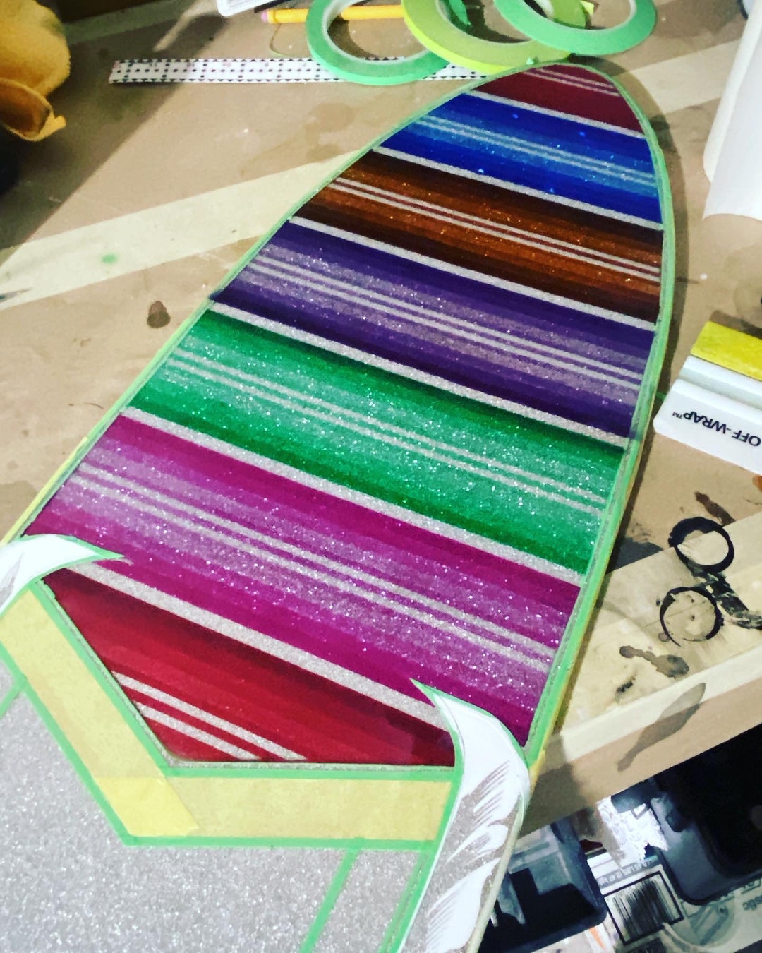 Custom Metal Flaked Longboard - Etsy