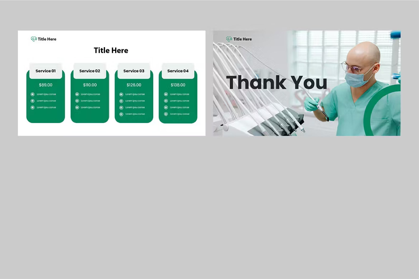 Corporate Healthcare Presentation Template - Editable Powerpoint/google ...