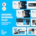 Blue Business Powerpoint Template: 30 Editable Slides (PPT Digital ...