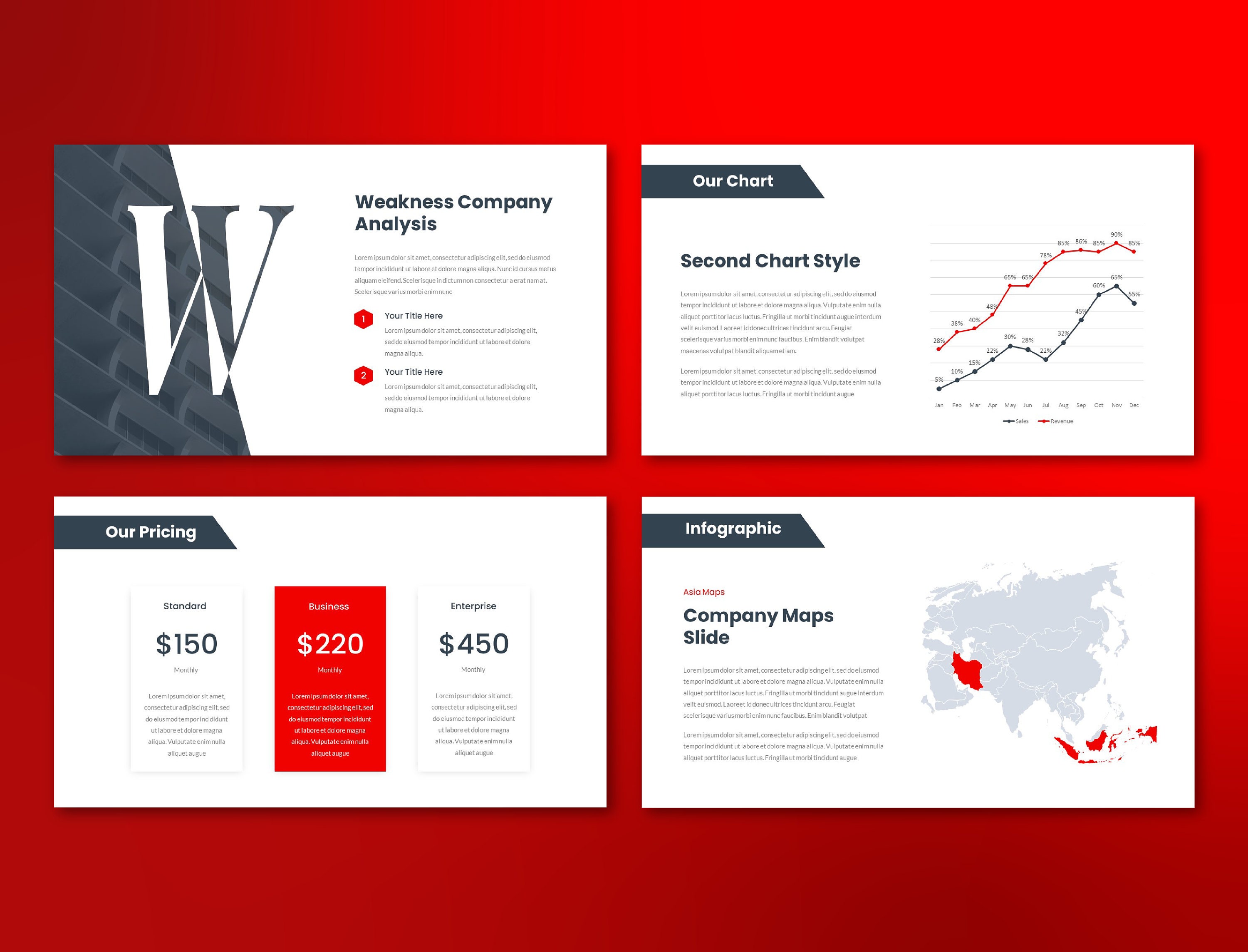 Professional Company Profile Presentation Template - Compatible With ...
