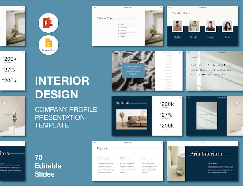 Interior Design Presentation | Interior Design Project Template ...