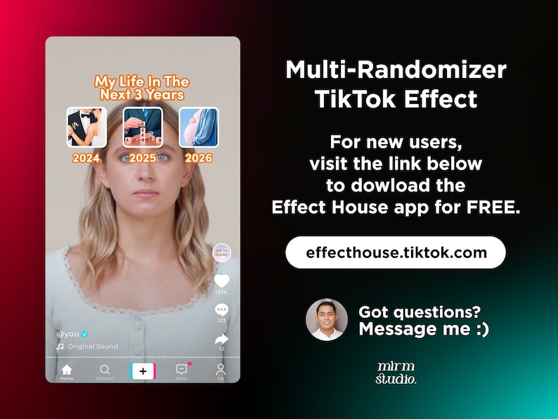 Customizable Tiktok Randomizer Effect (digital Download) - Etsy