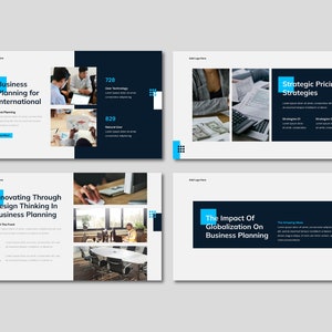 Blue Business PPT, Business Powerpoint Template, Power Point, Business ...