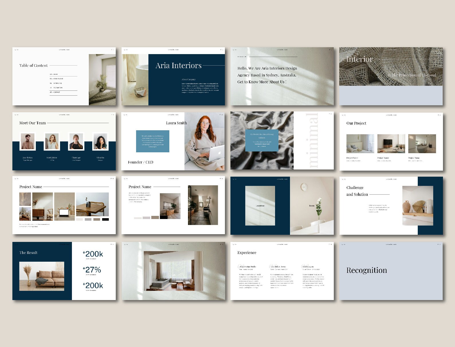 Interior Design Presentation | Interior Design Project Template ...