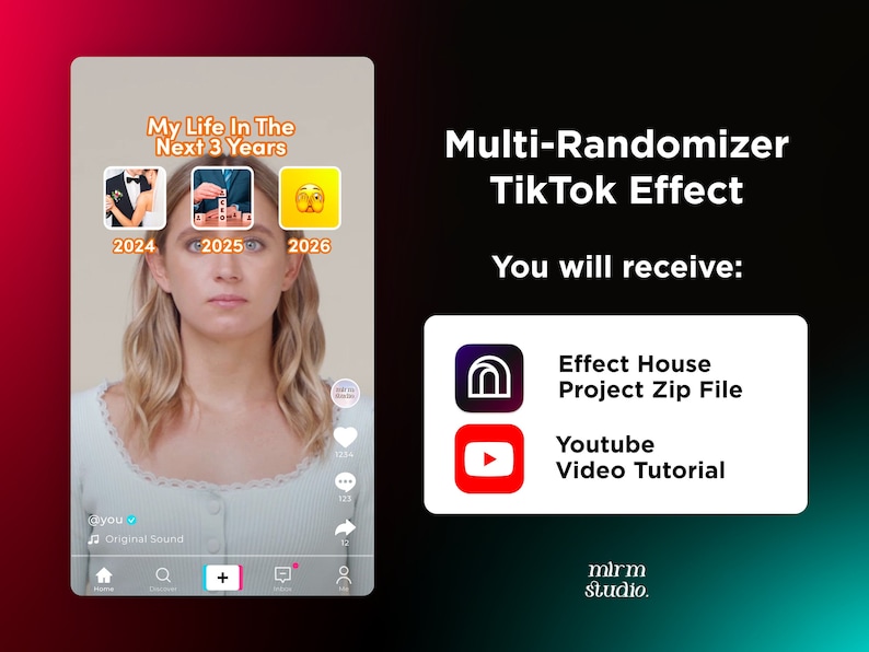 Customizable Tiktok Randomizer Effect (digital Download) - Etsy