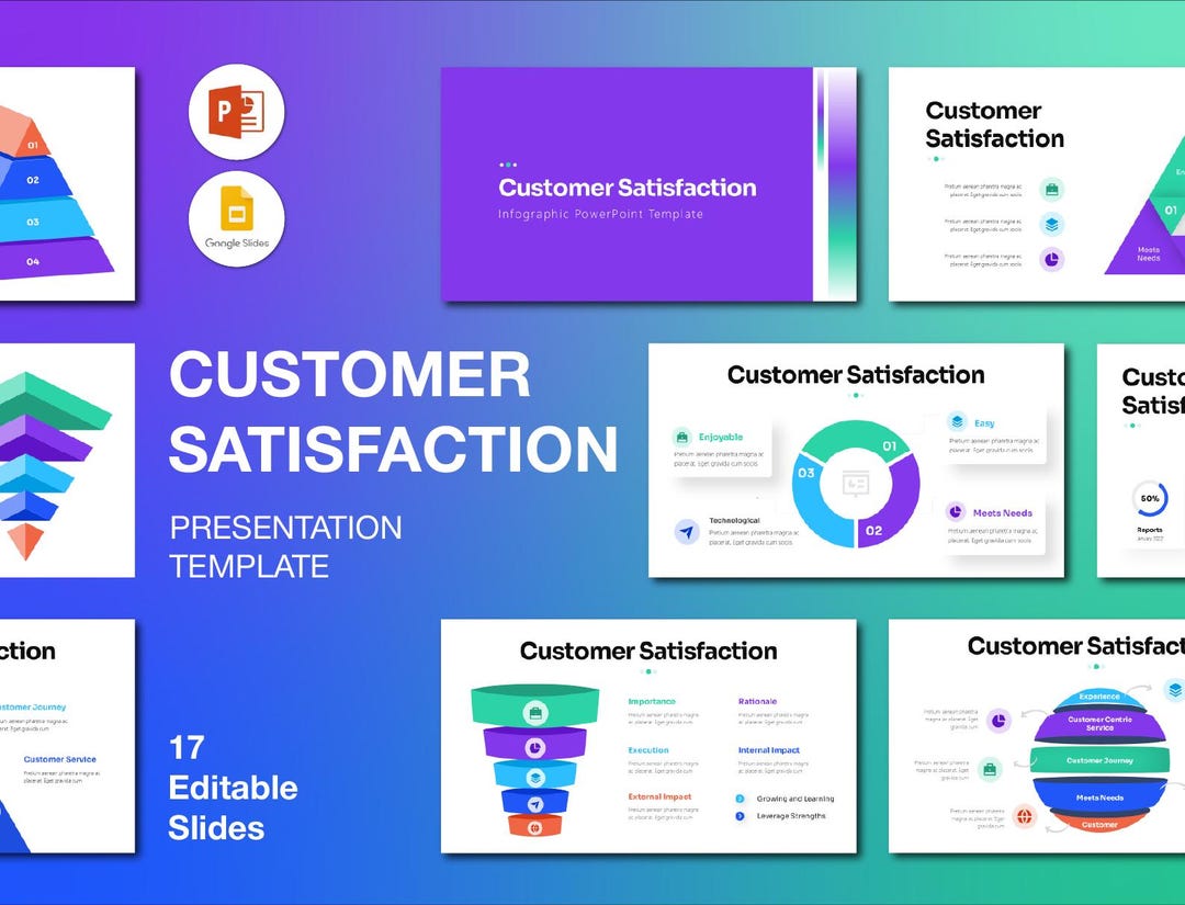 Customer Satisfaction Infographics Powerpoint Presentation: Editable ...
