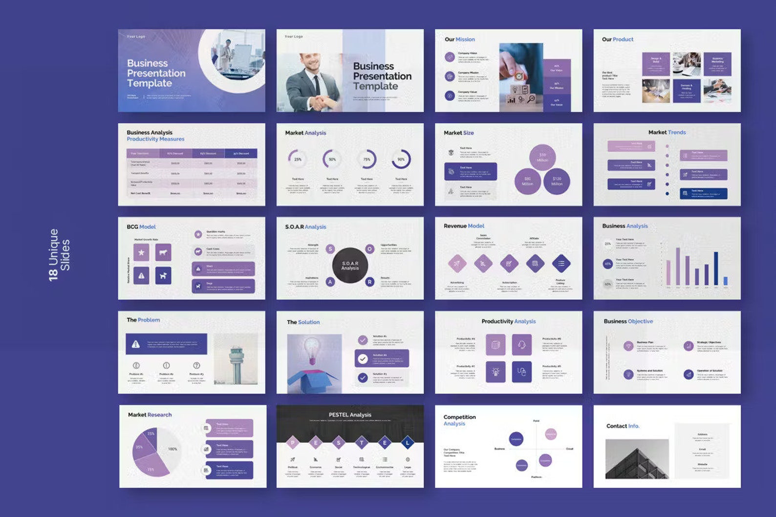 Business Presentation Template Corporate Presentation Slides Template ...
