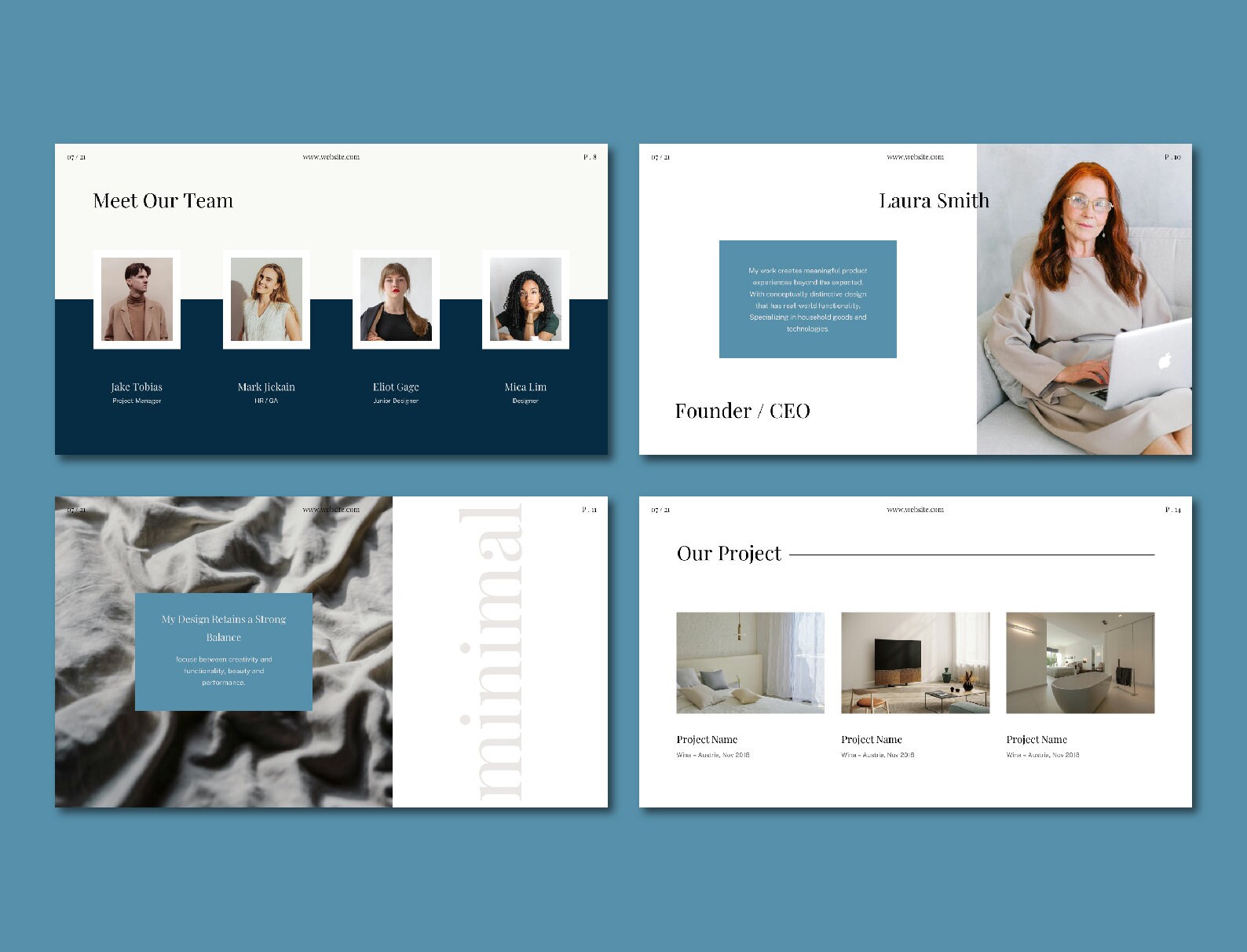 Interior Design Presentation | Interior Design Project Template ...