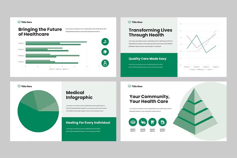 Corporate Healthcare Presentation Template - Editable Powerpoint/google ...