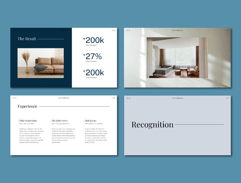 Interior Design Presentation | Interior Design Project Template ...