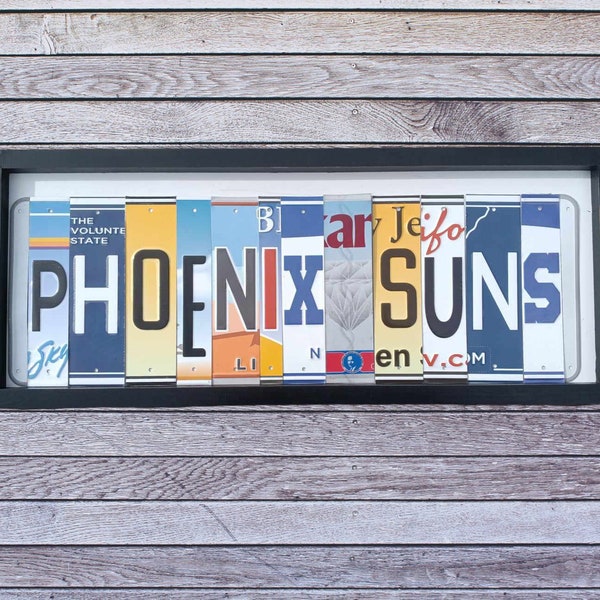 Phoenix Suns License Plate Frame - Etsy