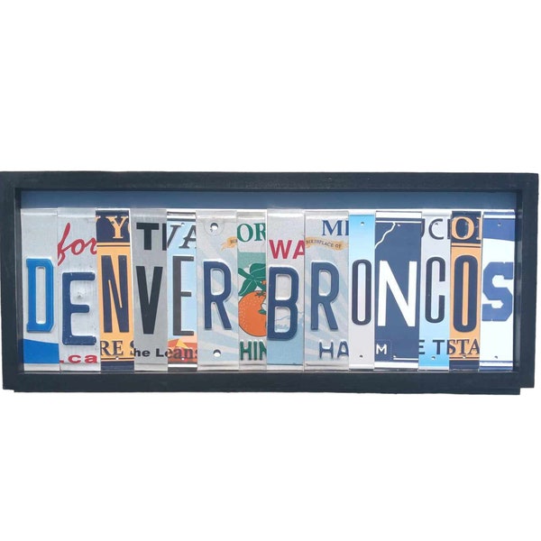 Denver Broncos Sign - Etsy