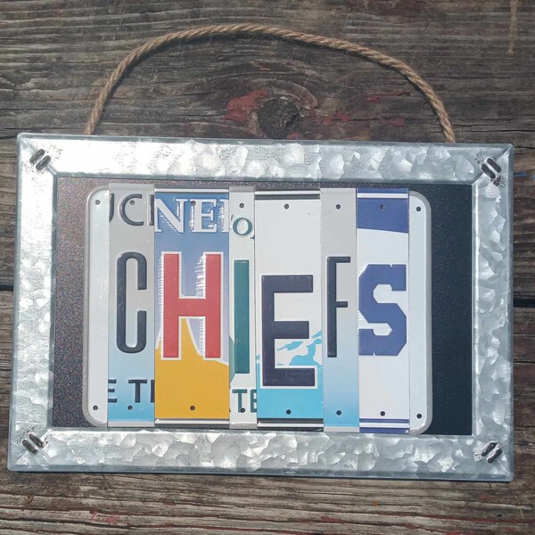 Kansas City Chiefs License Plate Frame - Etsy
