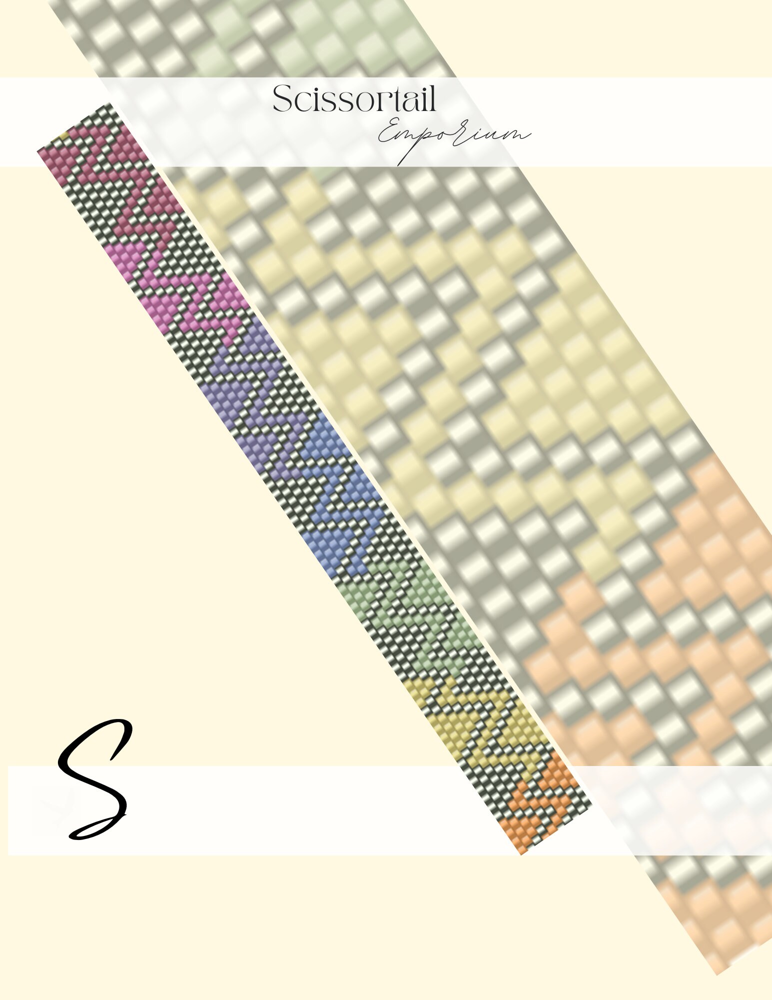 Peyote Bead Bracelet Pattern Pdf Men Women, Miyuki Delica Bead Pattern, Beading Loom Patterns ...