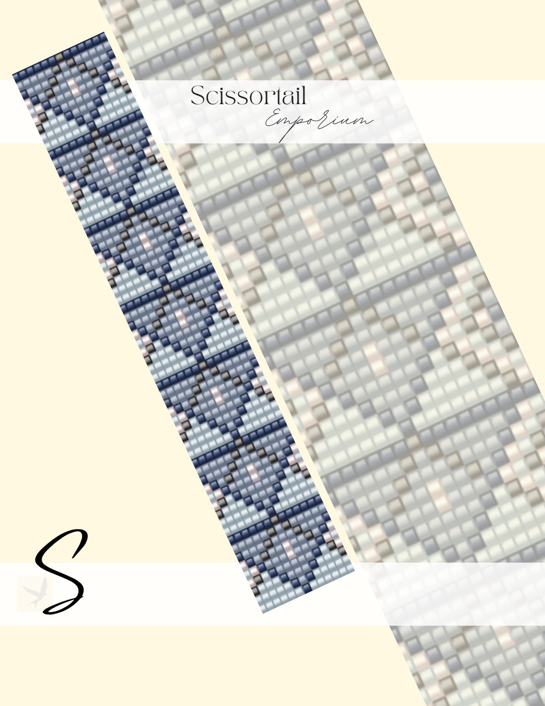 Miyuki Delica Bead Loom Cuff Pattern Pdf, Women's Bracelet Pattern, Diy ...