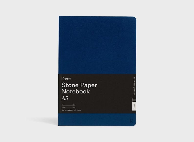 Karst Stone Paper (b-corp) - Softcover Notebook - Etsy