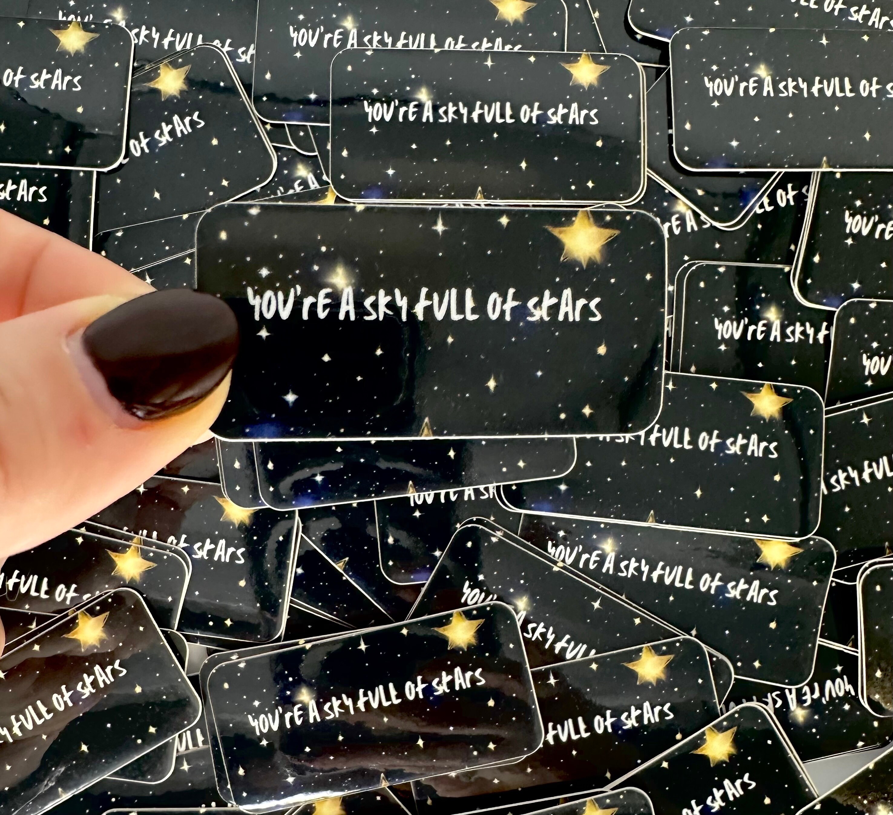 Sky Full of Stars Vinyl Decal Sticker, Vinyl Sticker, Laptop Sticker ...