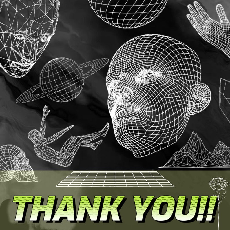 300+ Wireframe Grid 3D Bundle Futuristic Design for Gamer Modern ...