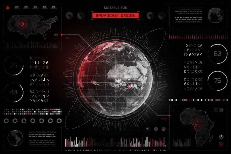 200+ Futuristic UI PNG Design for Gamer Combat Modern Element App ...