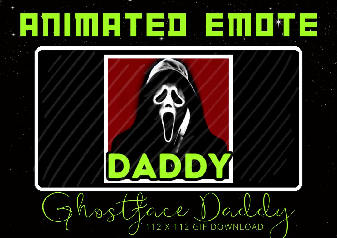 Ghostface Daddy Animated Emote (GIF Download) - Etsy