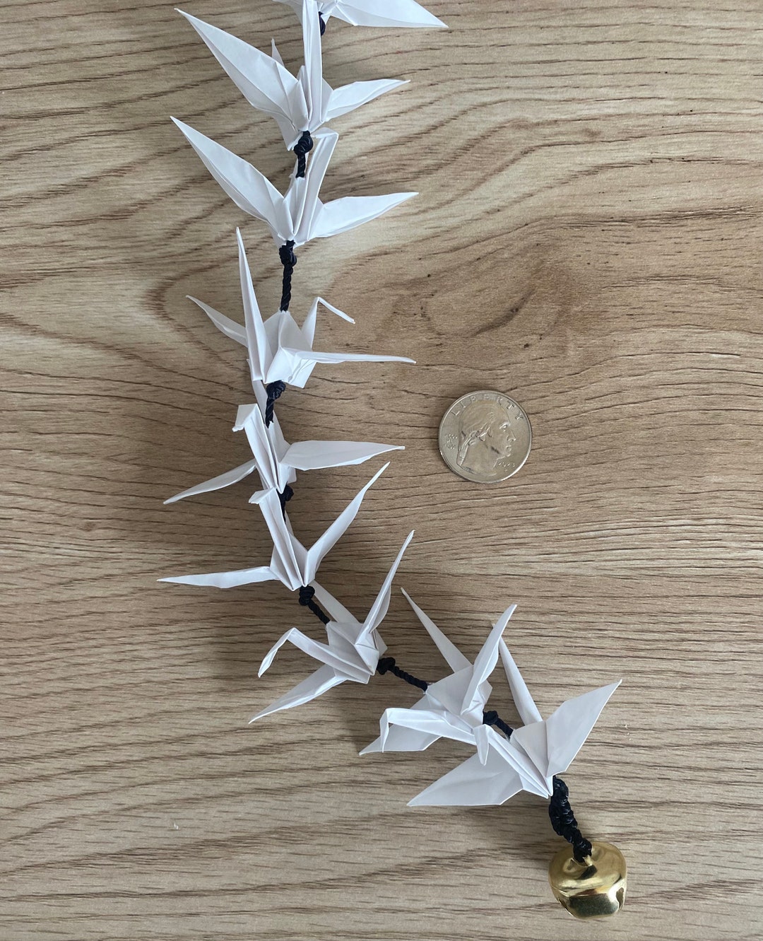 Wind Chime Mini Origami White wind Chimes - Etsy