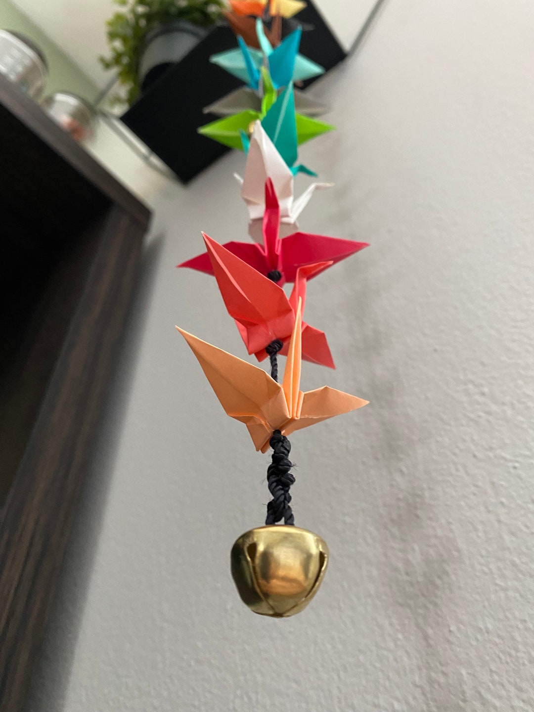 Origami Wall Art Mini Origami Colors wind Chimes - Etsy