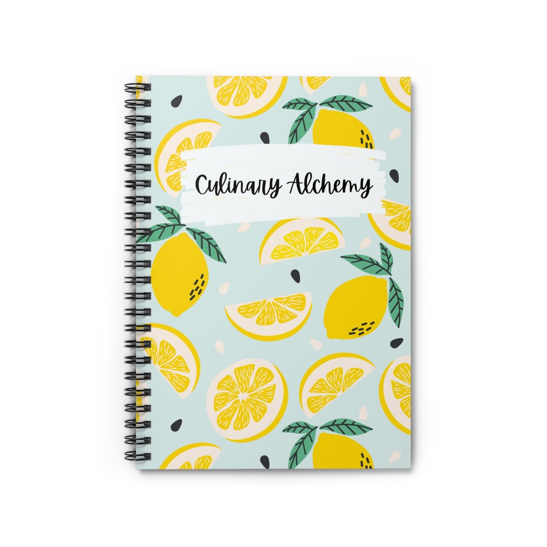 Culinary Alchemy Recipe Book Spiral Notebook - Ruled Line Mom Gift - Etsy