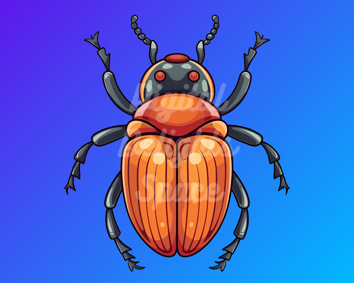 Cartoon Beetles Clipart High-quality JPG Beetles Beetle - Etsy