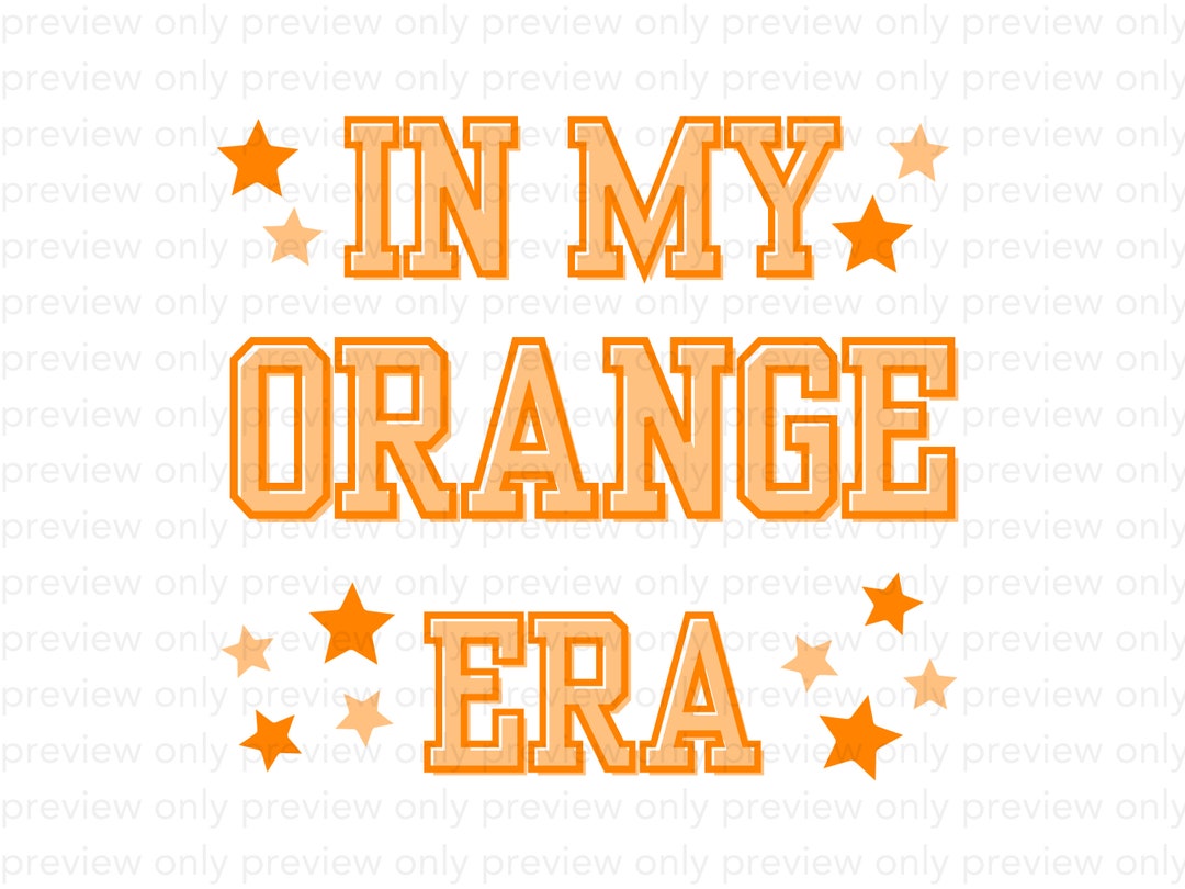 In My Orange Era PNG, Vols Orange, Vols PNG, Tennessee Orange Png, Vols ...