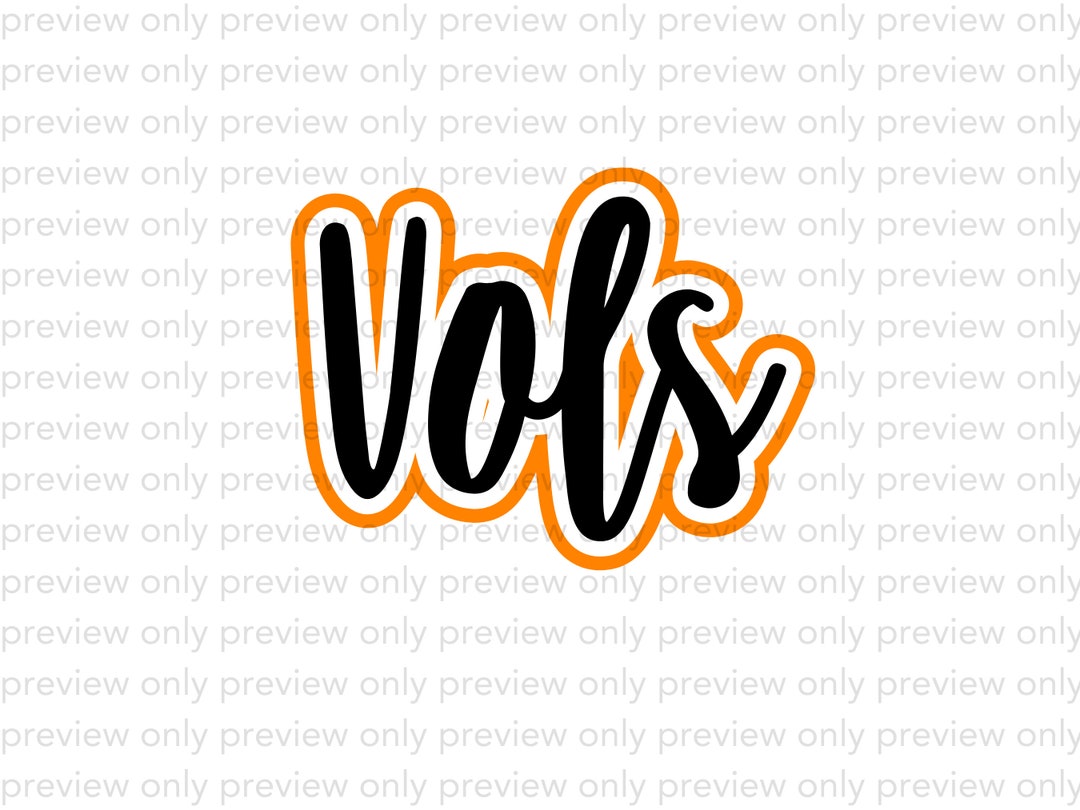 Tennessee Vols Bubble Letter PNG - Etsy