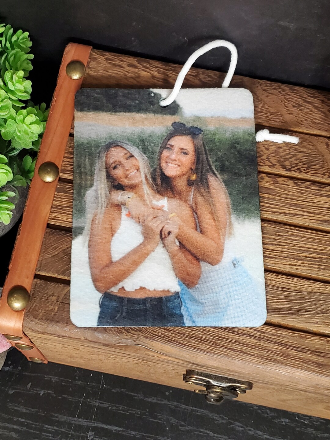 Mother's Day Picture Air Freshener, Gift, Cute Freshie Rear View Mirror ...