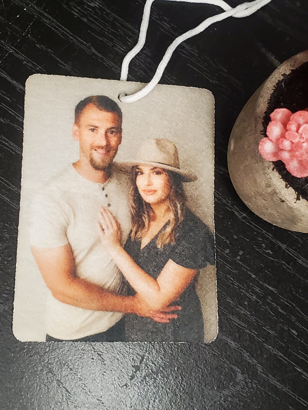 Valentine Gift, Picture Air Freshener, Cute Freshie Rear View Mirror ...