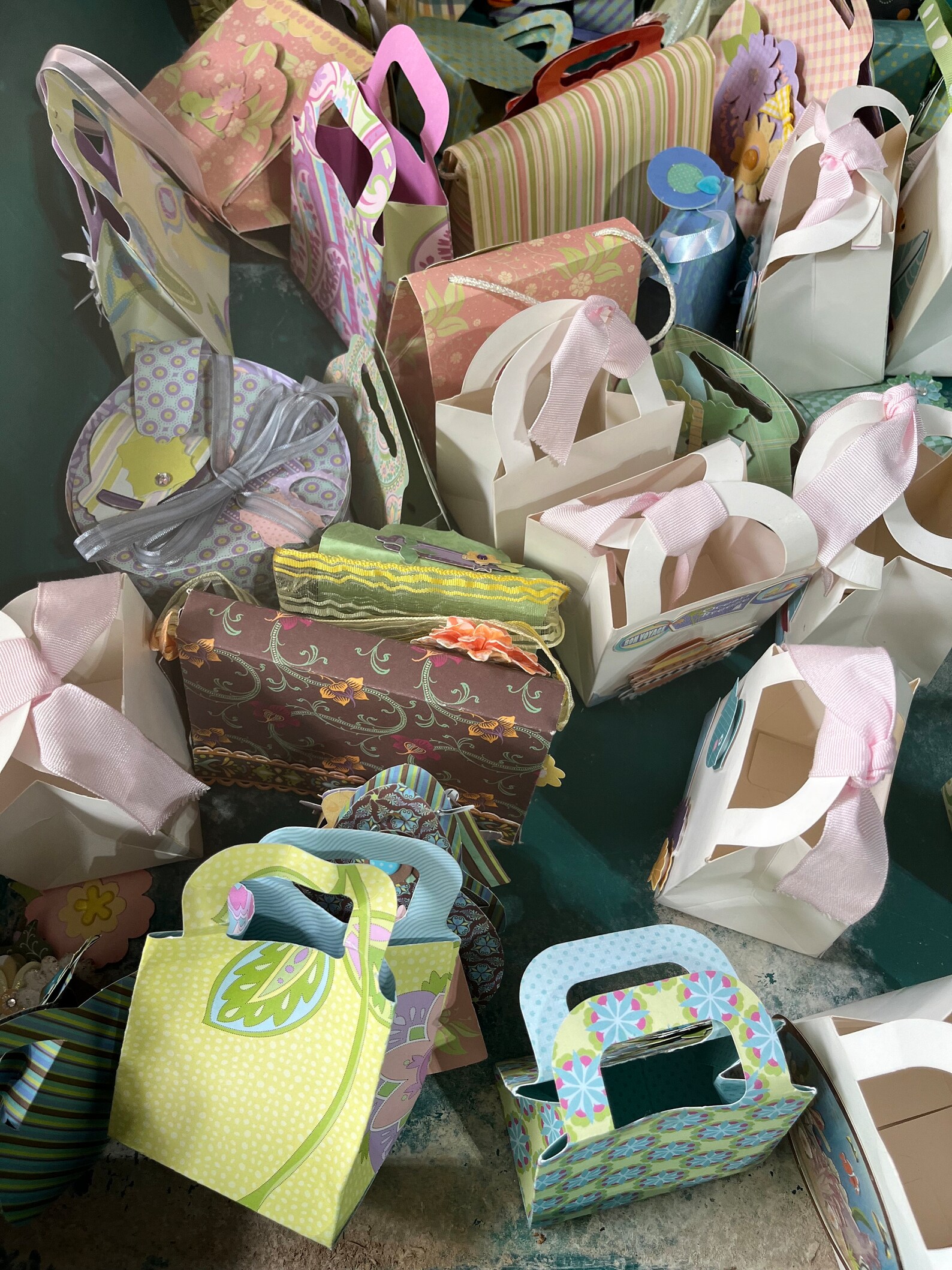 Collection of Small Paper Gift Boxes - Etsy