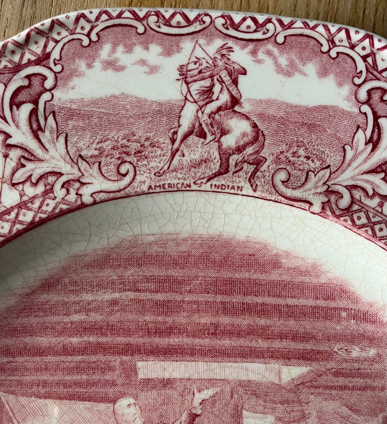 Colonial Times by Crown Ducal 10.5" Dinner Plates, 2 Different Designs ...