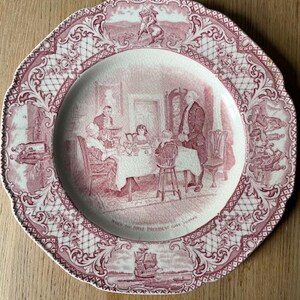 Colonial Times by Crown Ducal 10.5" Dinner Plates, 2 Different Designs ...