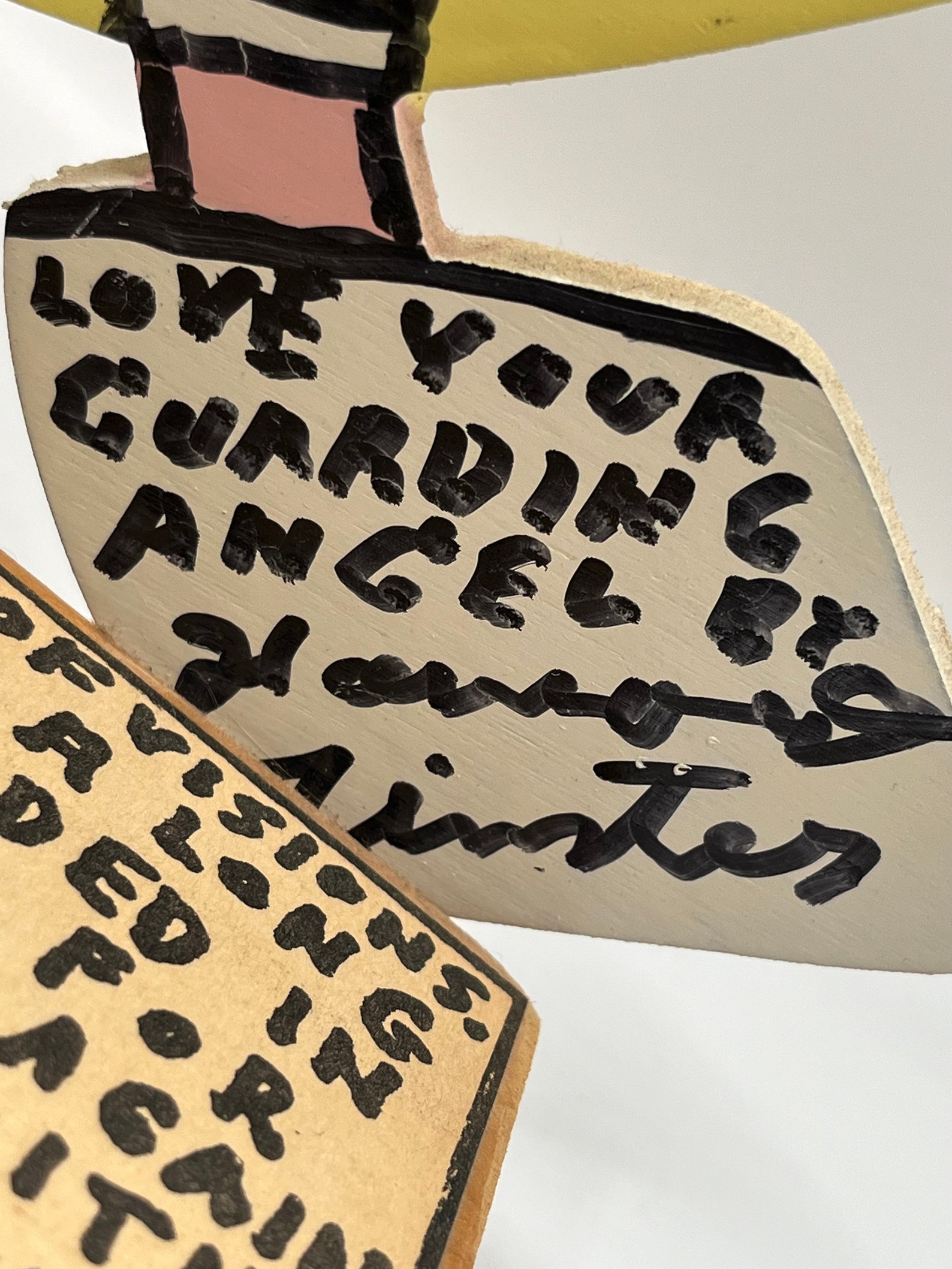 Reverend Howard Finster Original 1991 Wood Cut Out Guardian Angel - Etsy