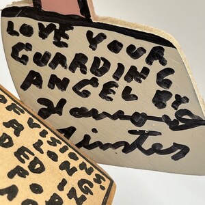 Reverend Howard Finster Original 1991 Wood Cut Out Guardian Angel - Etsy