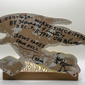 Reverend Howard Finster Original 1991 Wood Cut Out Guardian Angel - Etsy