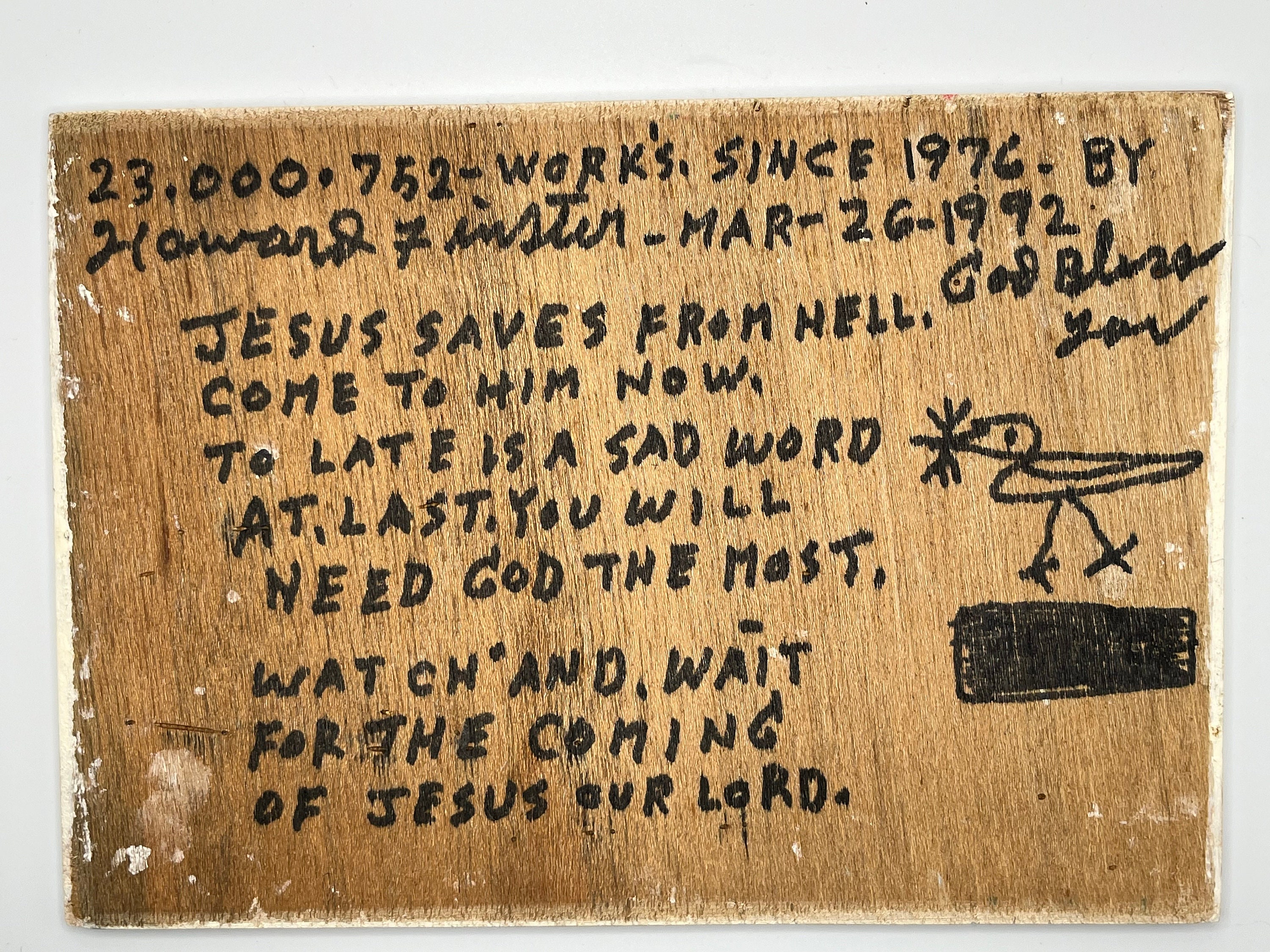 Reverend Howard Finster 1992 Original Wood Cut Out 1920's Cars - Etsy