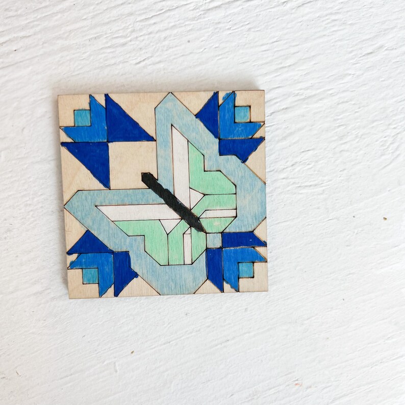 Butterfly Barn Quilt Block: Ready to Paint Craft Kit - Etsy