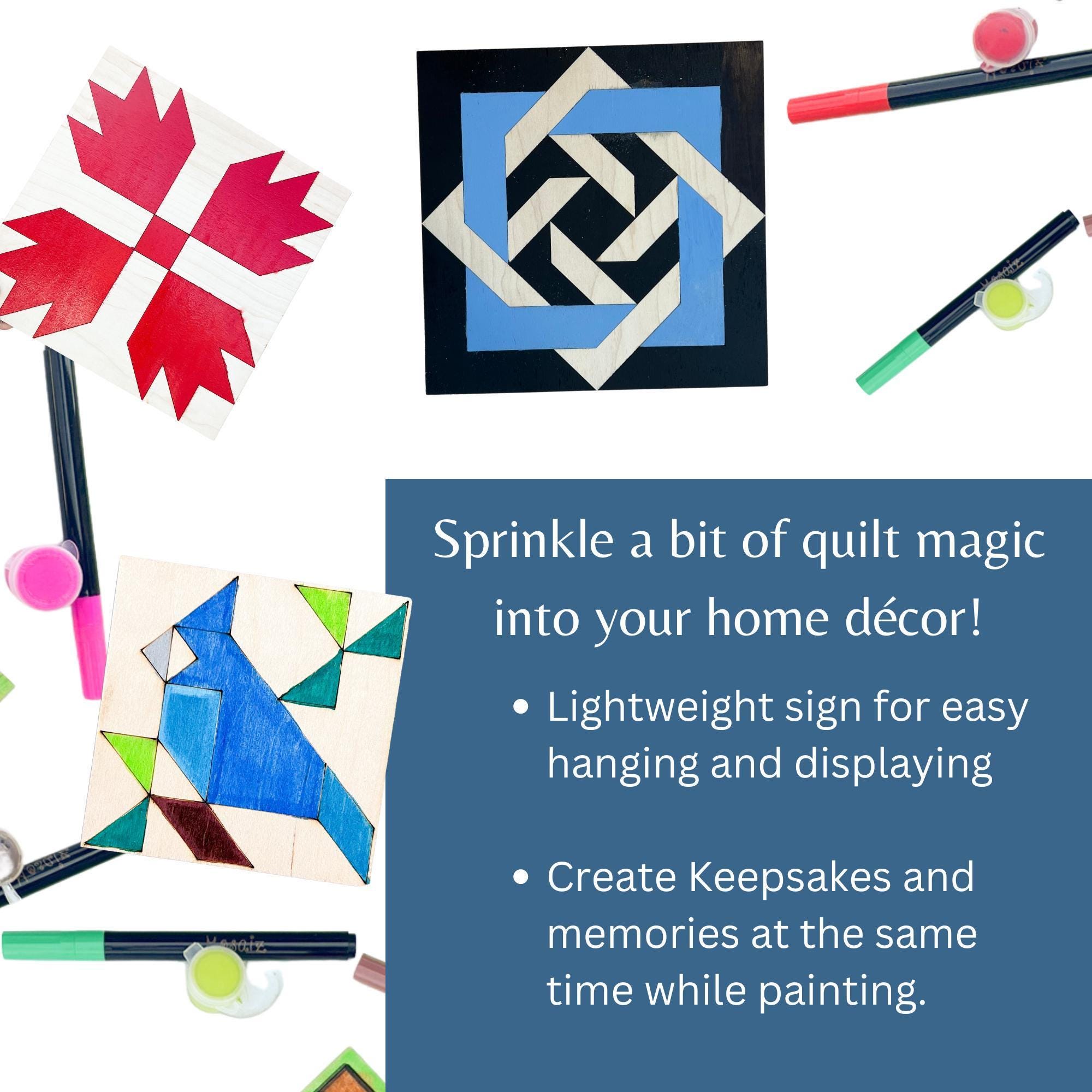 Dragonfly Barn Quilt Pattern to Paint, Nature Quilt Block, Many Sizes ...