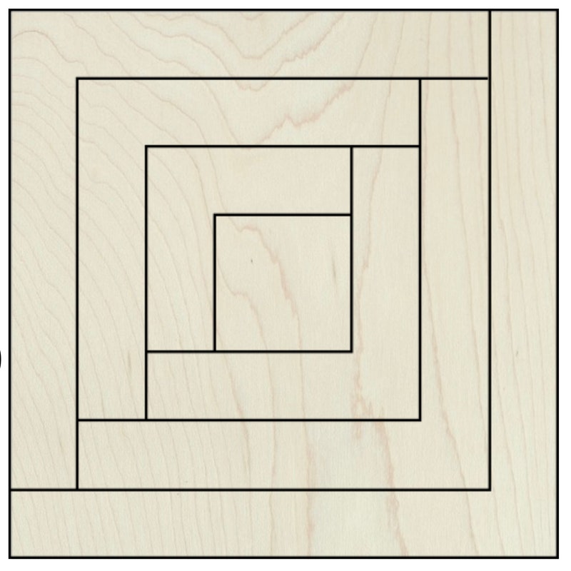 Log Cabin Coasters - Etsy