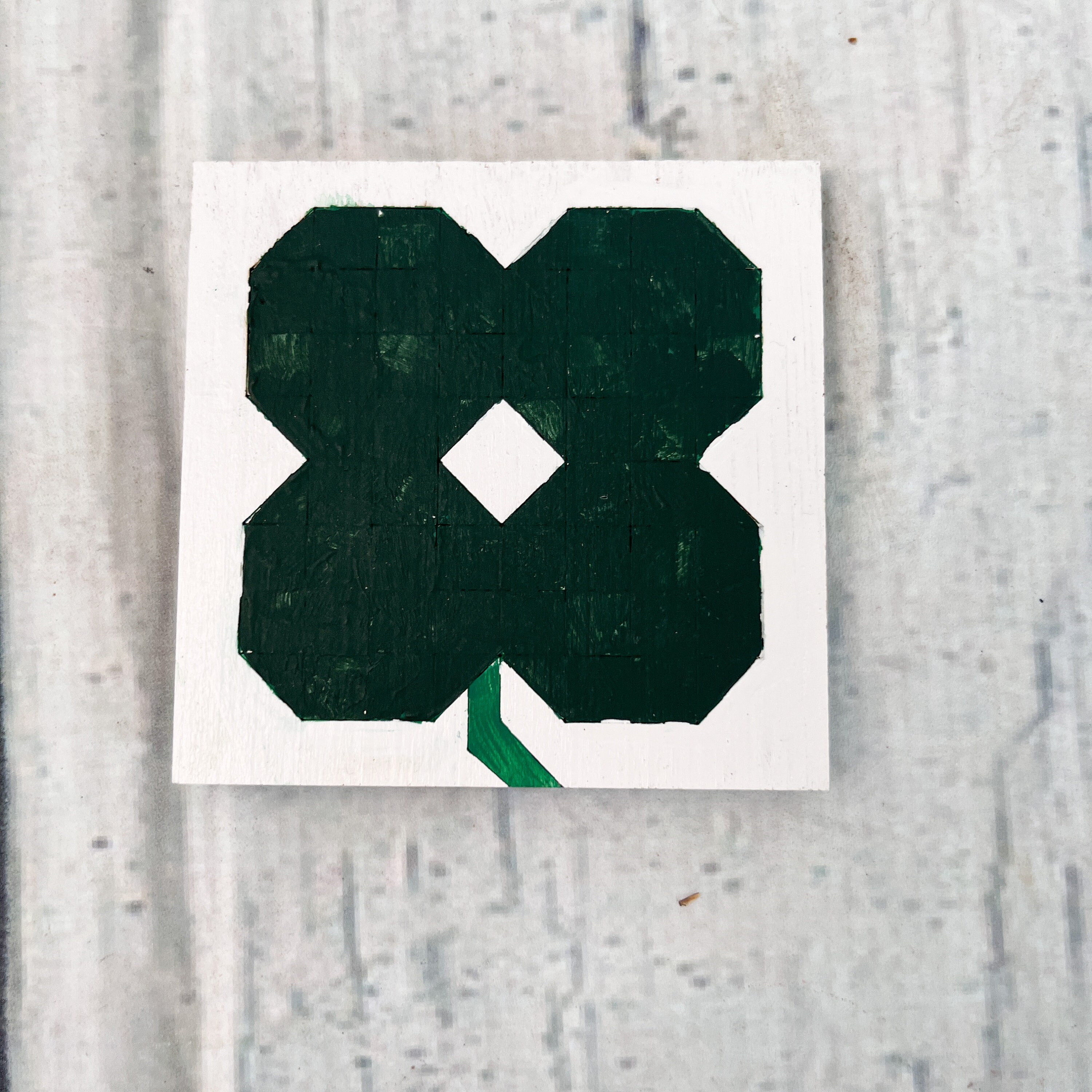 Clover Wooden Barn Quilt Block, DIY Kits for Adults, Shamrock ...