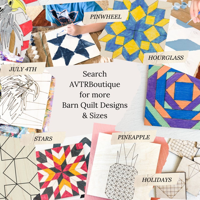 Dragonfly Barn Quilt Pattern to Paint, Nature Quilt Block, Many Sizes ...