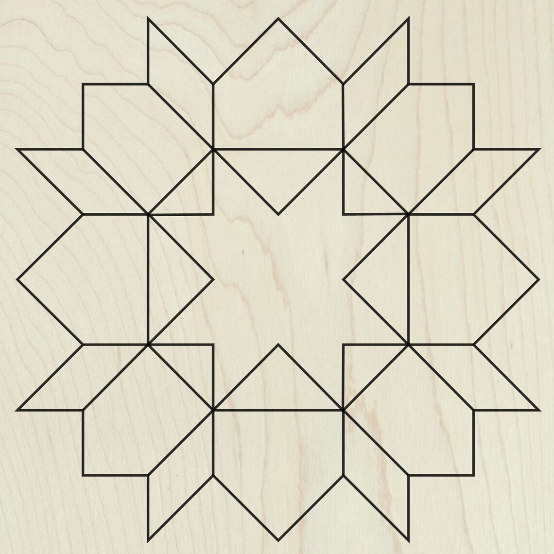 Swoon Flower Star Wooden Barn Quilt Block DIY Kits for Adults - Etsy