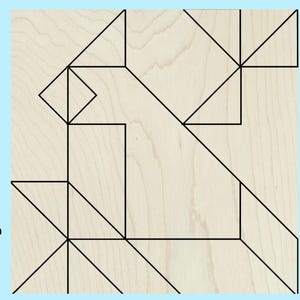 Blue Jay Wooden Barn Quilt Block: Unfinished DIY Kit | DIY Barn Quilt ...