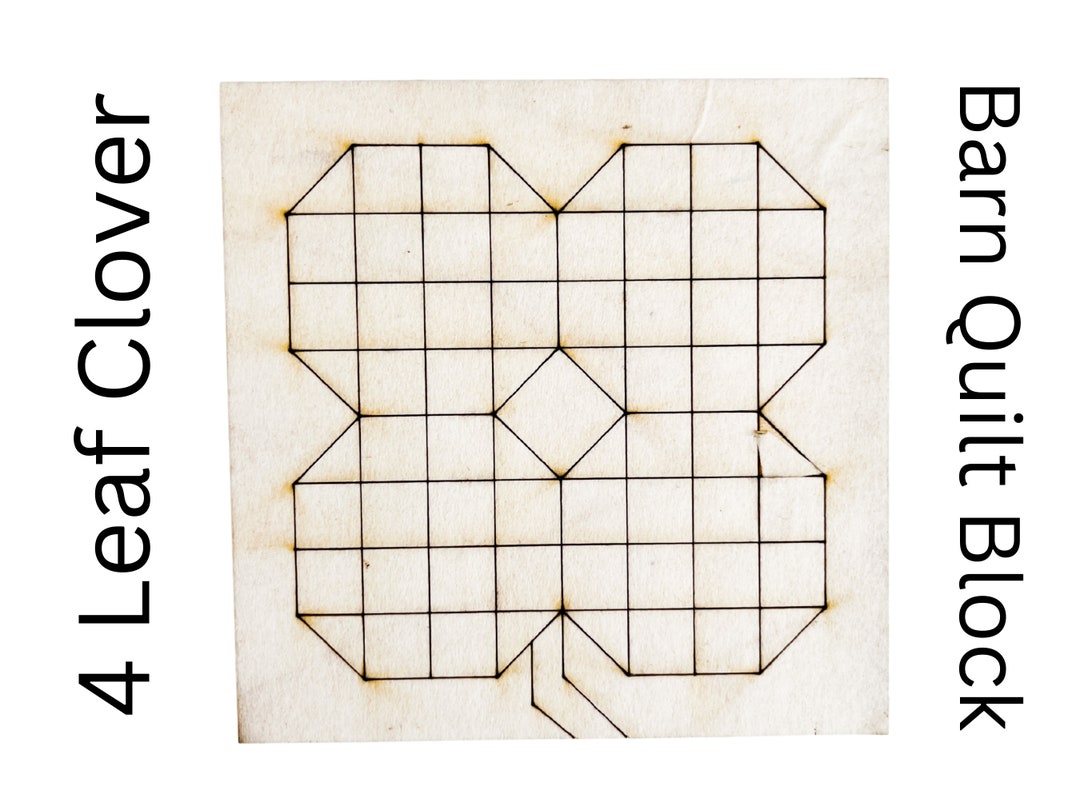 4 Leaf Clover Wooden Barn Quilt Block, Spring DIY Kits for Adults ...