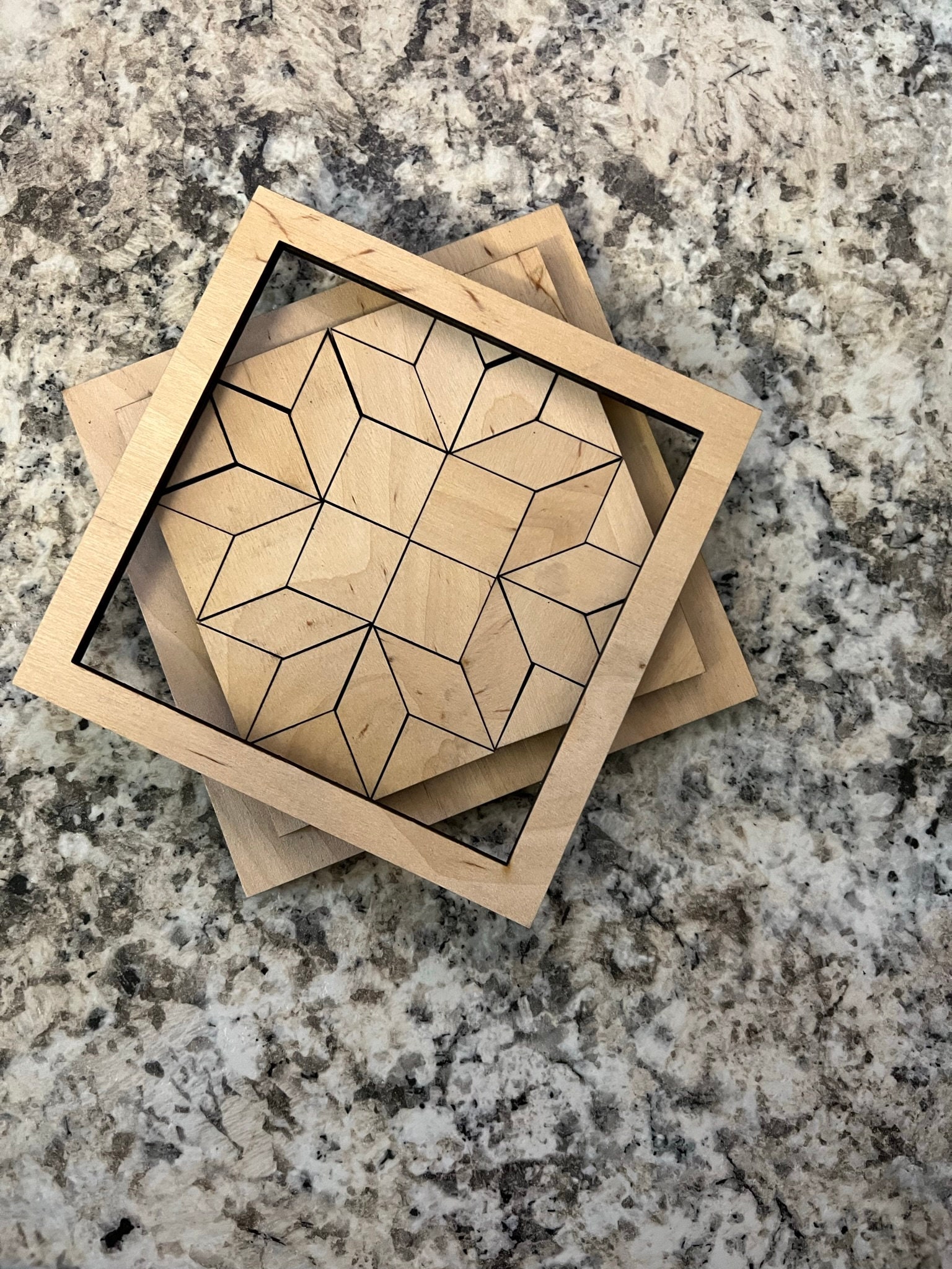 Wooden Barn Quilt Puzzle Craft Kit: Unique Educational Toy and - Etsy